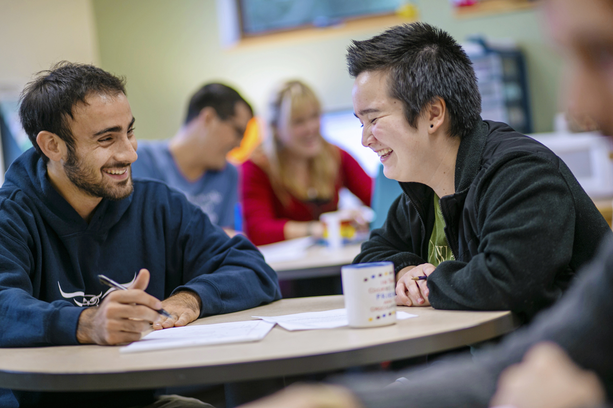 Students Classroom - work collaborate - Warren Wilson College